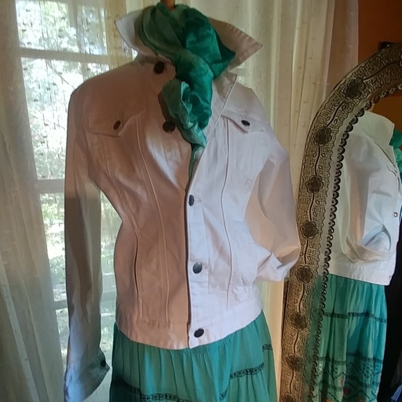 Jag Jeans | Jackets & Coats | Jag White Denim Jean Jacket | Poshmark